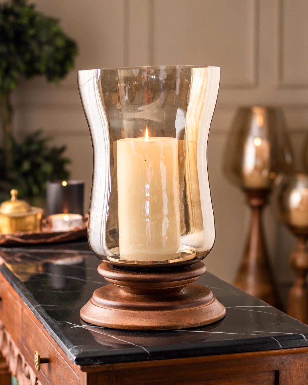 Decorative Pillar Candle Holder