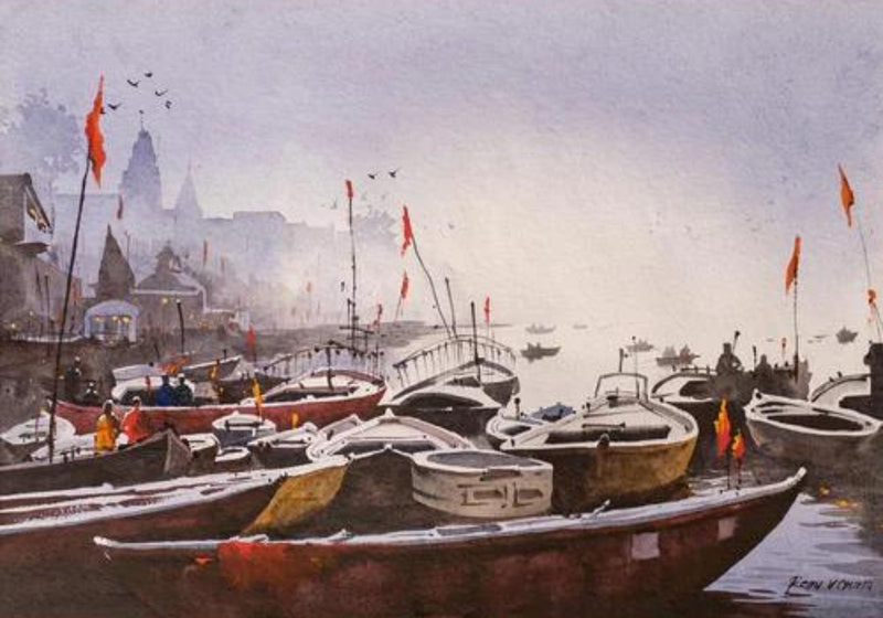 Bringing Traditional Indian Art Home with Banaras Ghats