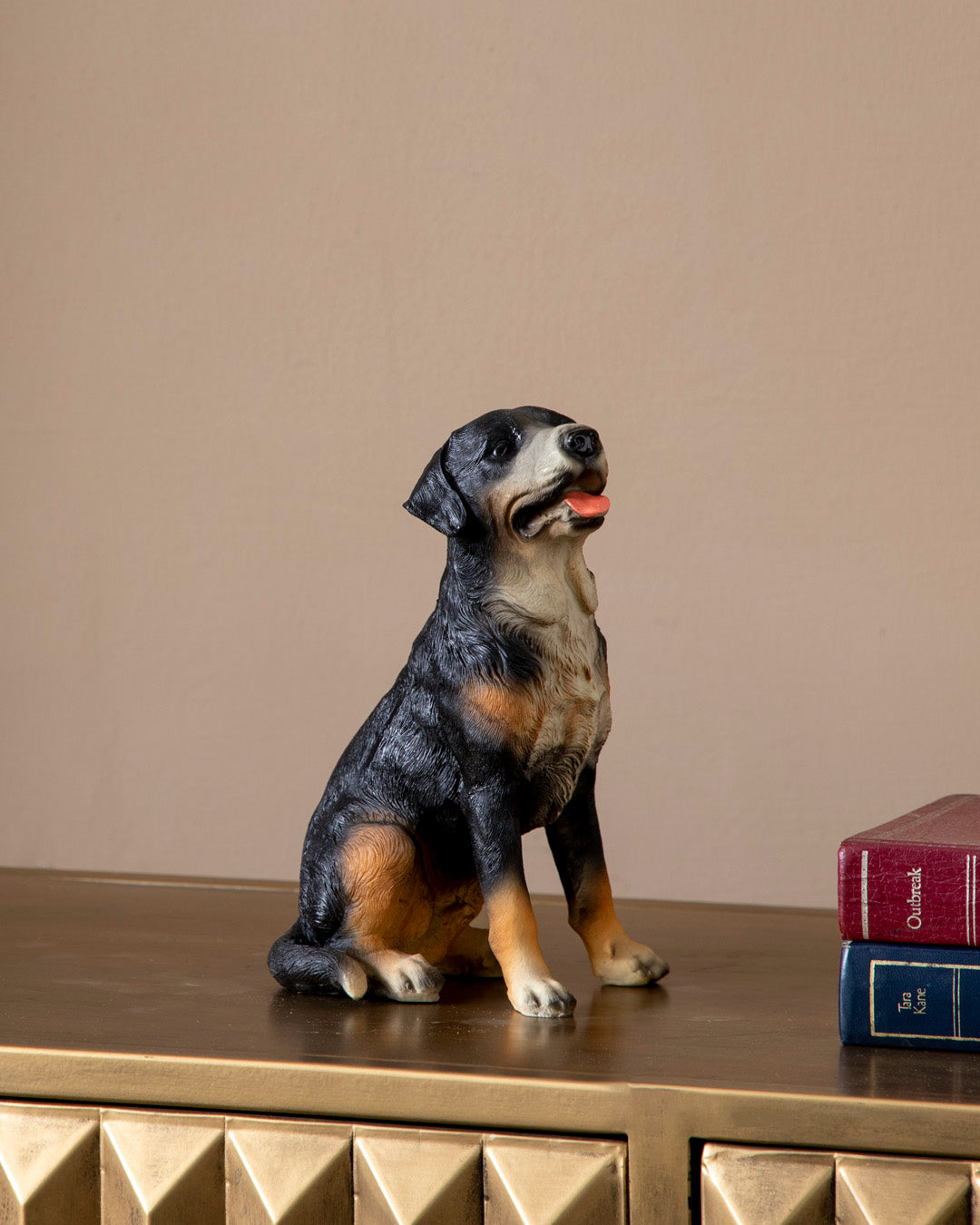 Rottweiler Puppy Figurine
