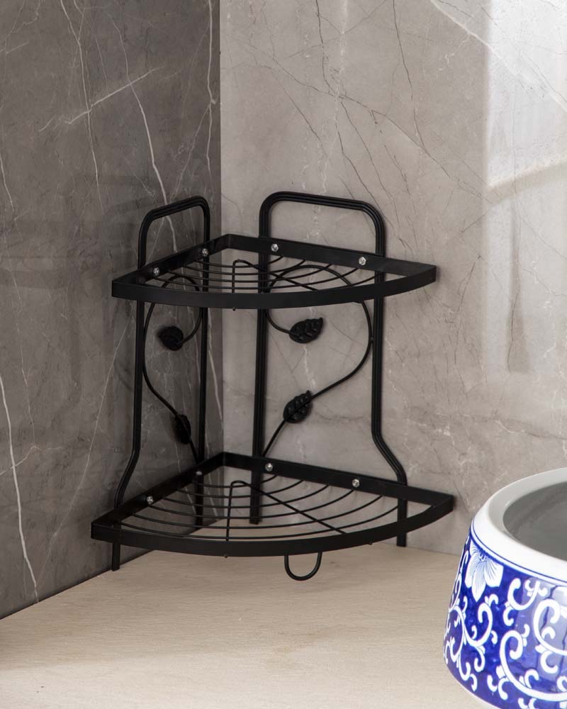 2-Tier Decorative Corner Shelf