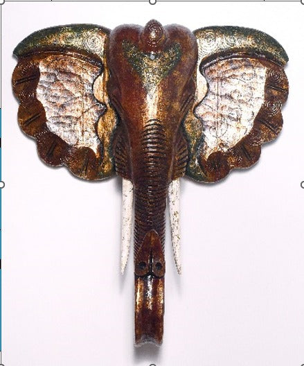 Royal Elephant Head Wall Mount